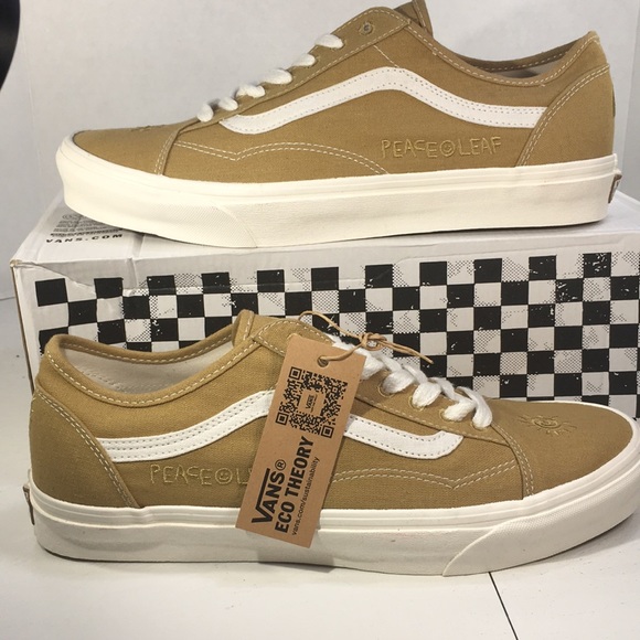 Vans | Shoes | Nwt Vans Old Skool Eco Theory Skate Shoes In Golden ...
